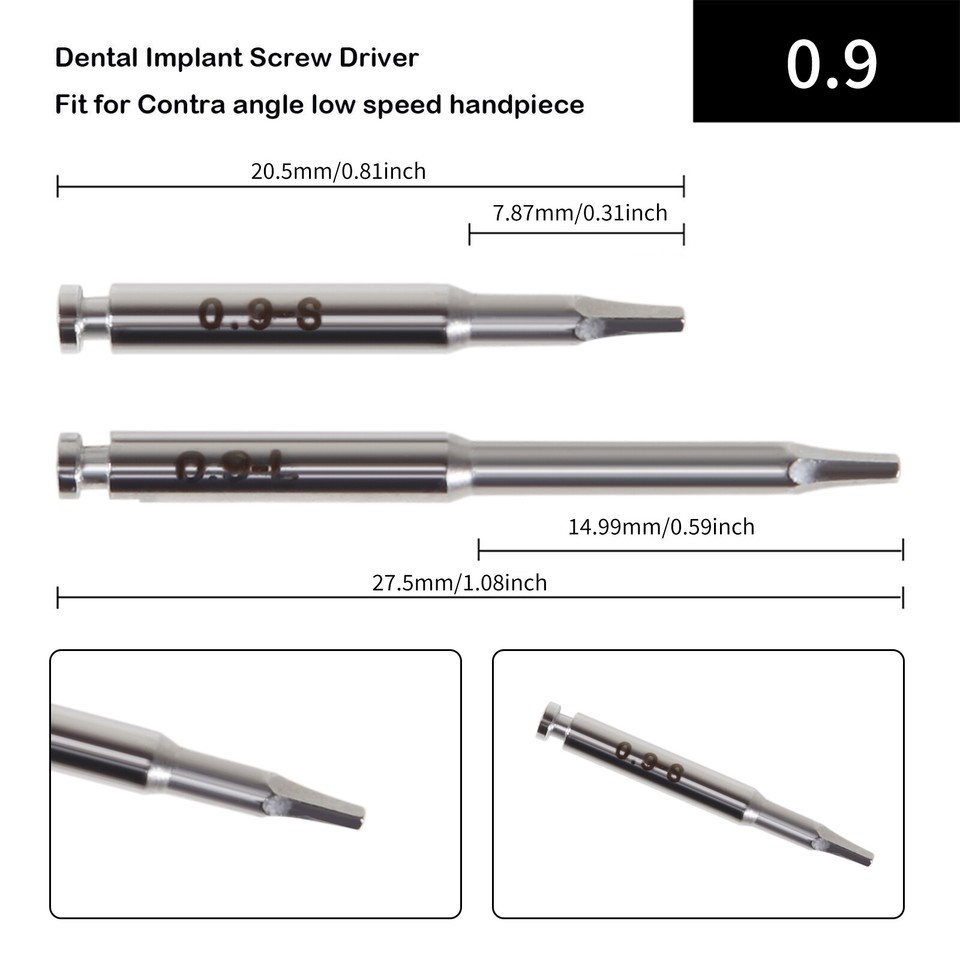 Dental Implant Prosthetic Kit 16 Latch Drivers Universal Surgical Tool ...