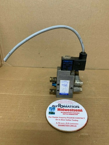 FESTO 9982 MFH-5-1/8 SOLENOID VALVE 24VDC + MSFG-24/42-50/60-OD 34411 ...