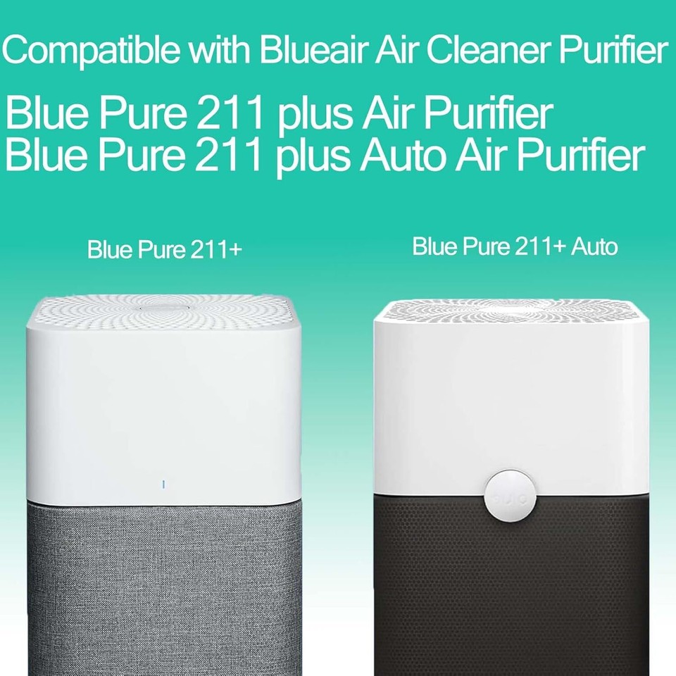 211+ Replacement Filter Compatible with Blue Pure 211+ and Auto Air ...