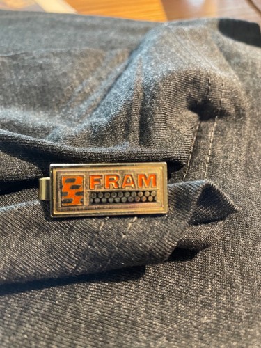 Vintage Gold Tone Tie Clip Fram Oil Filters | eBay