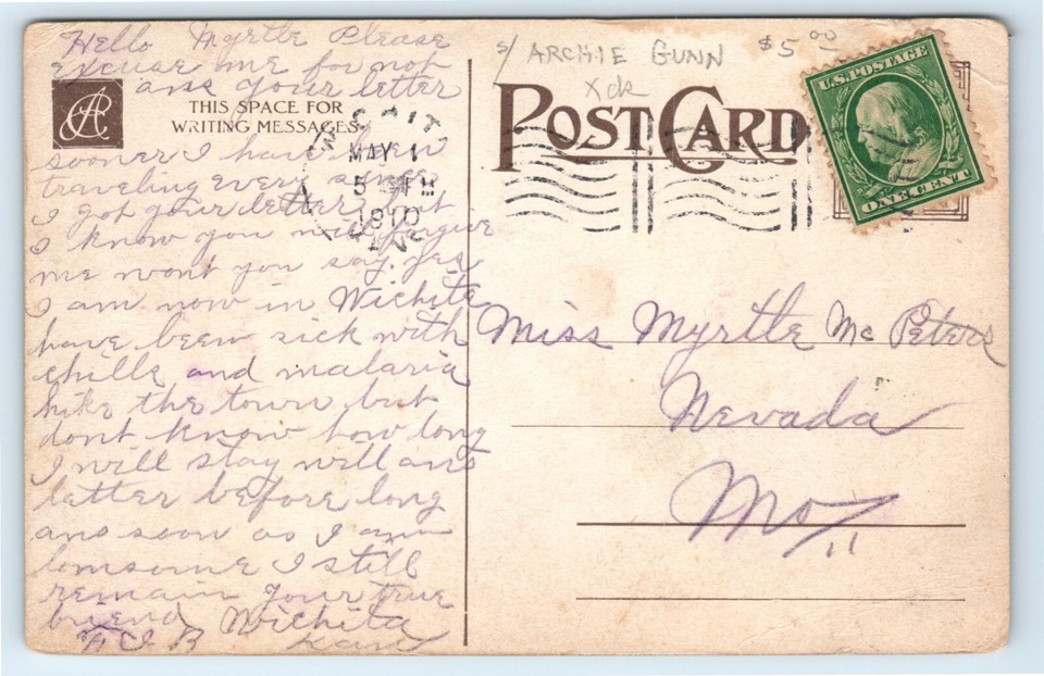 Postcard - Beautiful Woman in Bonnet Yellow Flowers artist signed ...