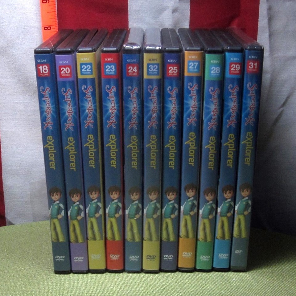 SUPERBOOK EXPLORER Elisha & Syrians lot 11-DVD set Christian animation ...