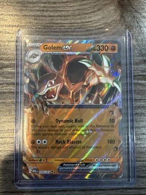 Pokemon TCG Scarlet & Violet 151 Cosmos Holo Double Rare Golem EX 076 ...