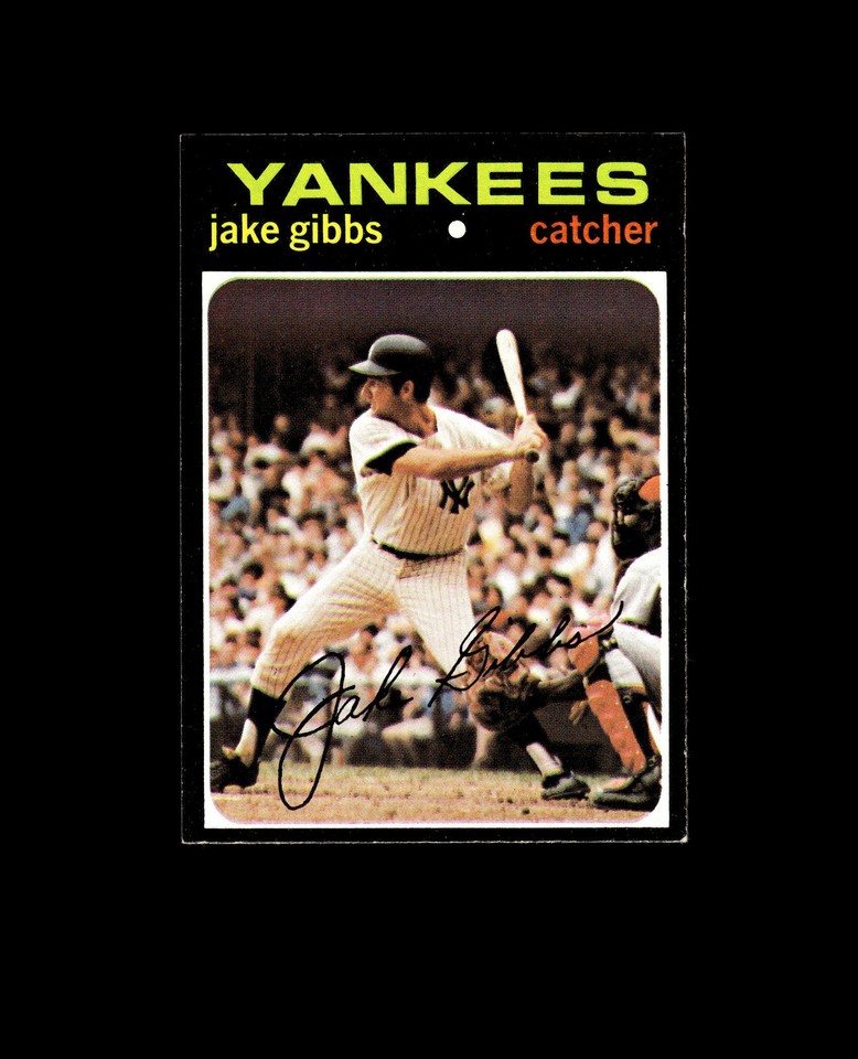1971 Topps 382 Jake Gibbs EX-MT #D1,413373 | eBay