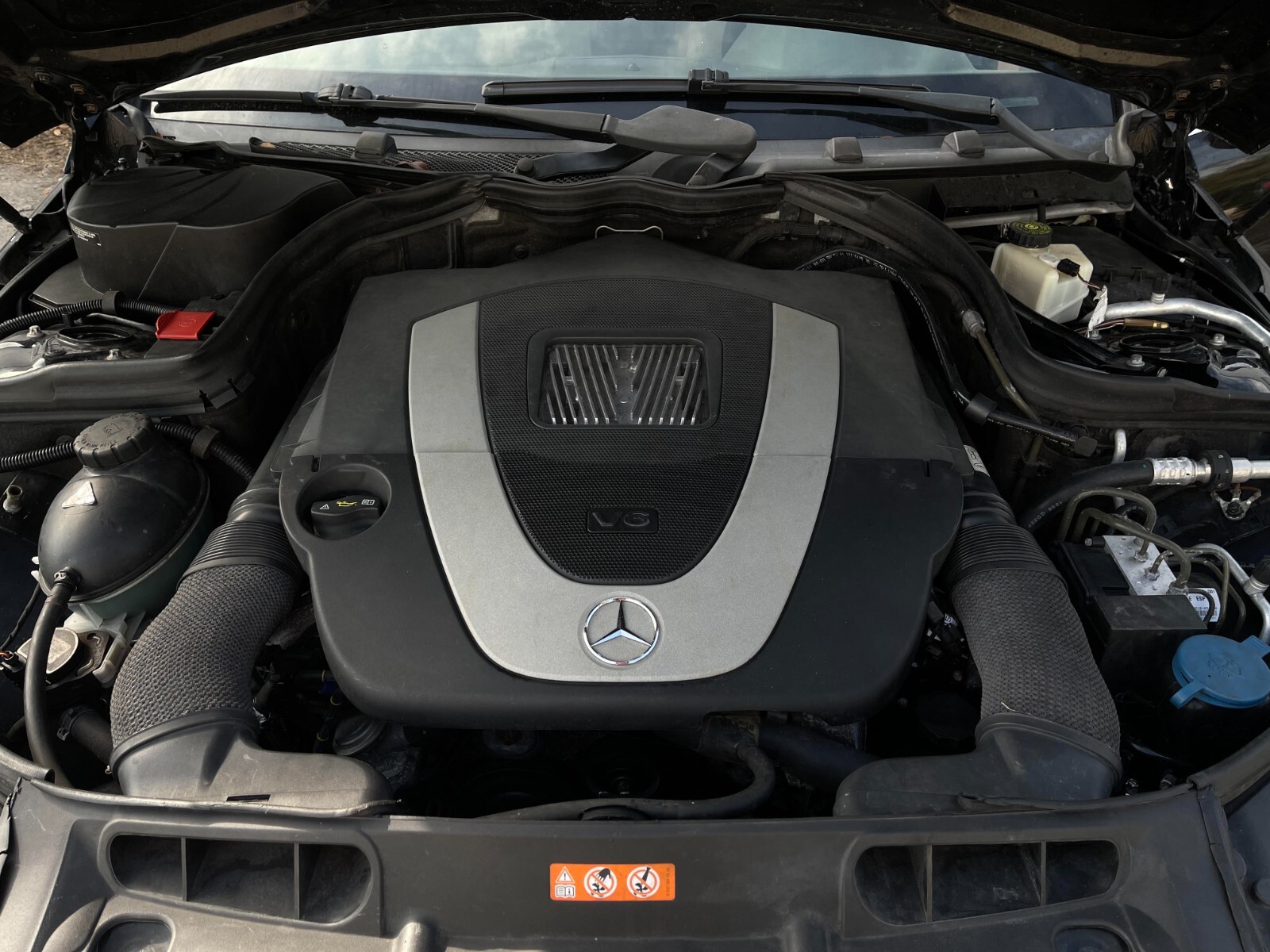 07-10 mercedes s550 c300 power steering pump fluid reservoir tank ...