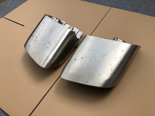 Porsche Macan 95B Endrohr Auspuffblende Auspuff 95B253681 95B253682 L+R ...