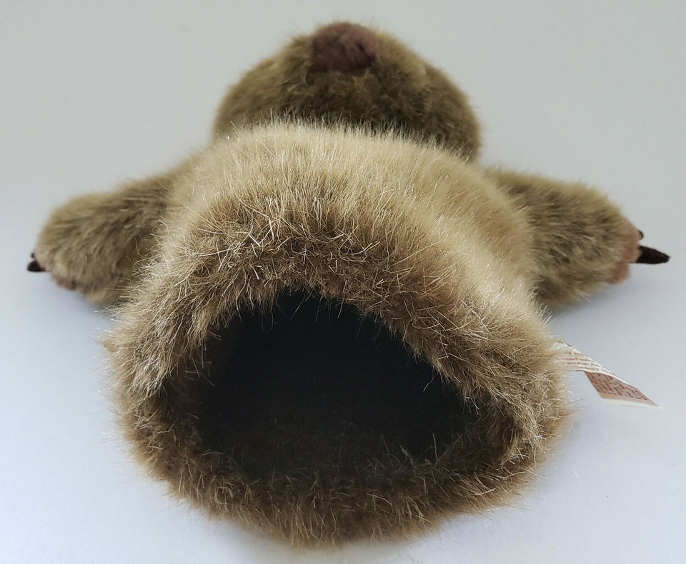 Minkplush Wolly the Wombat Plush Animal Hand Puppet Interactive Pretend ...