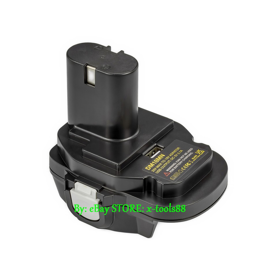 Adapter for Makita Older 18v Cylindrical Slot Tools To for DeWalt 20v ...