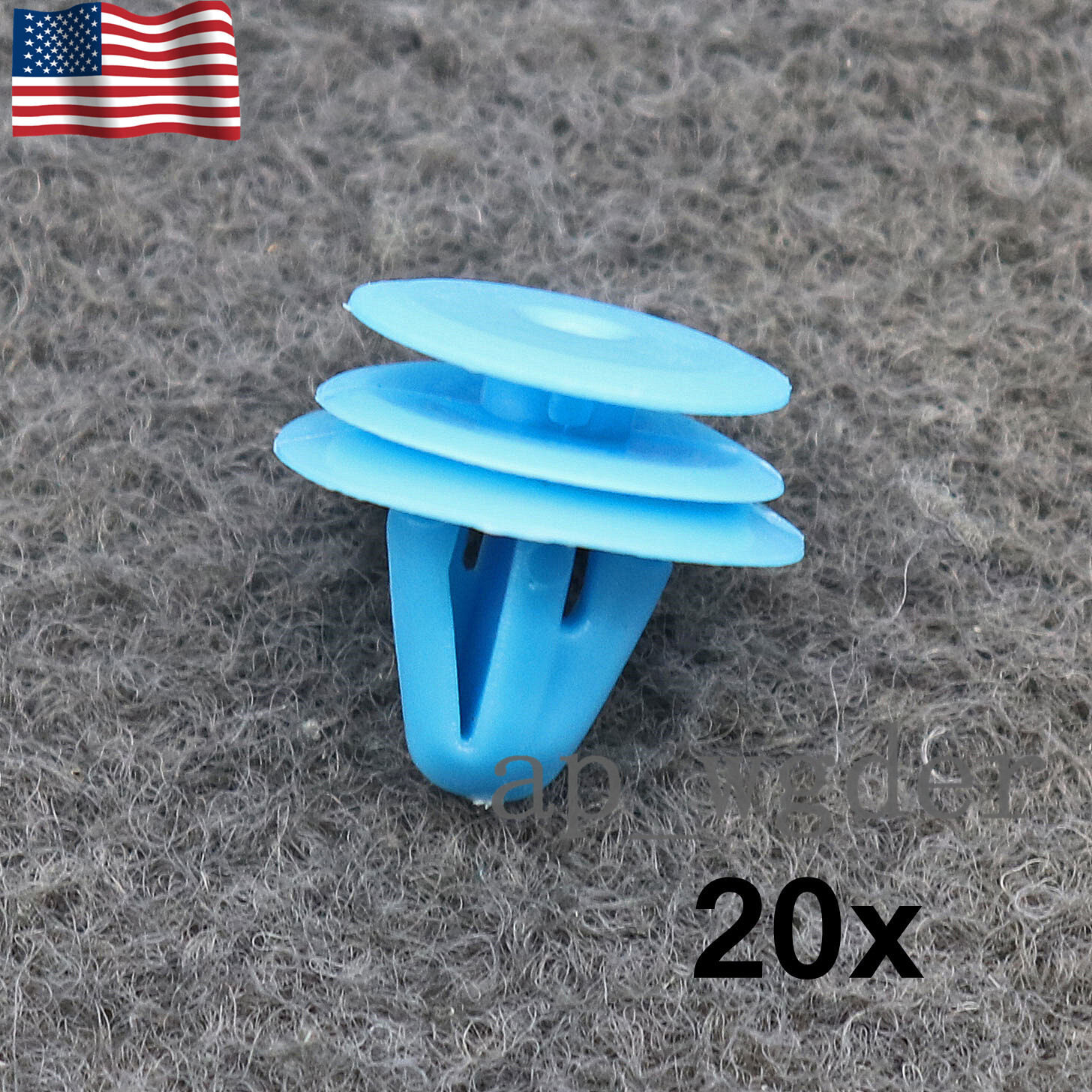 20 For Hyundai & Kia Plastic Trim Clips Fastener Fit Door Trim Panel ...