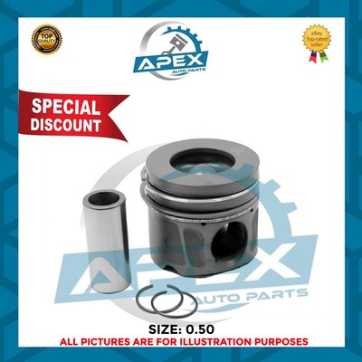 LAND ROVER 508PS PISTON WITH RINGS OVERSIZE 0.50 5.0 PETROL LR100470 ...