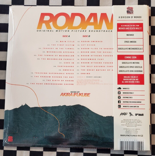 Rodan (Original Soundtrack) -Eco-Mix Colored Vinyl by Ifukube, Akira ...