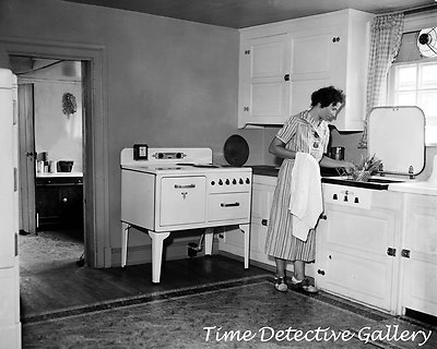 The Modern All Electric Kitchen - 1936 - Historic Photo Print | eBay