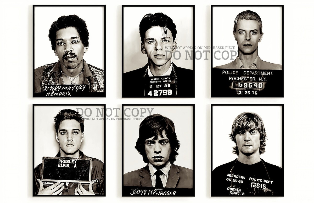 Famous People Mugshots