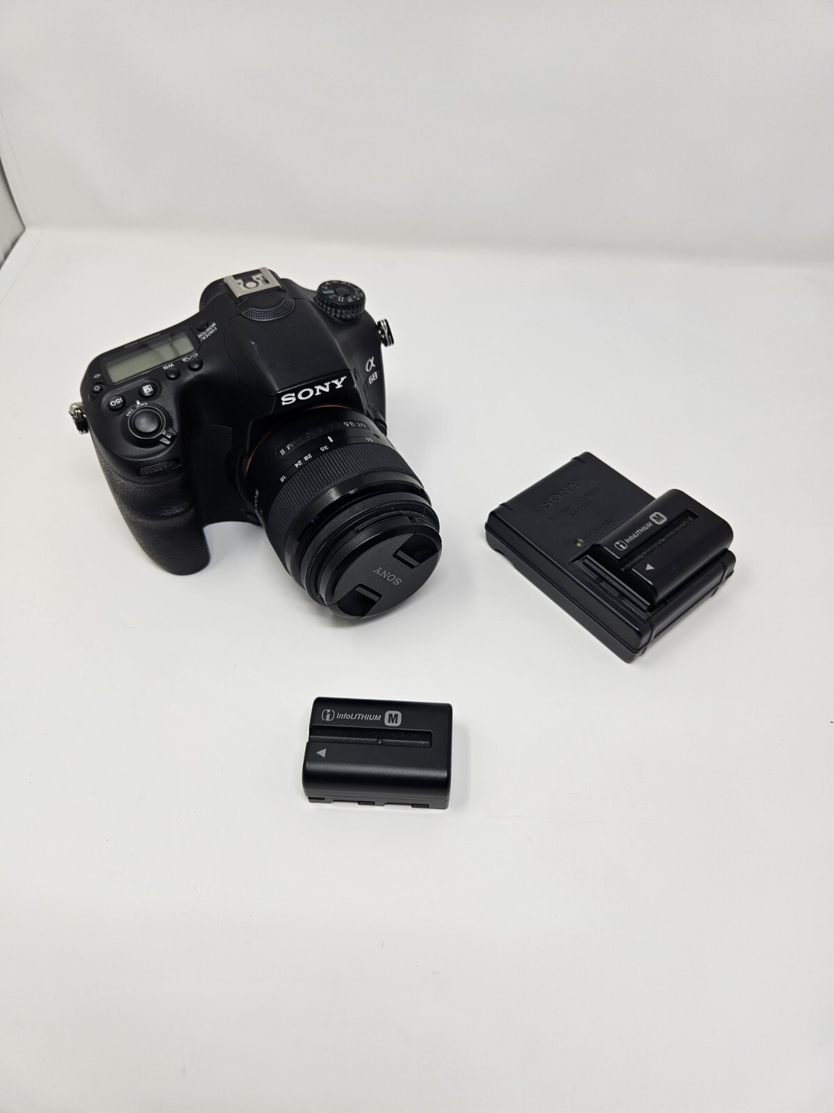 Sony Alpha a68 24.2MP Digital SLR Camera - Black (Kit w/ 18-55mm Lens ...