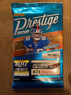 2021 Panini Prestige football card pack - Retail - New/Factory sealed ...