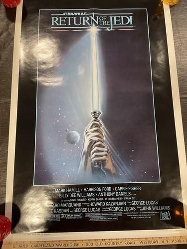 Return Of The Jedi - Original 1983 Rolled 1- sheet Movie Poster- Star ...