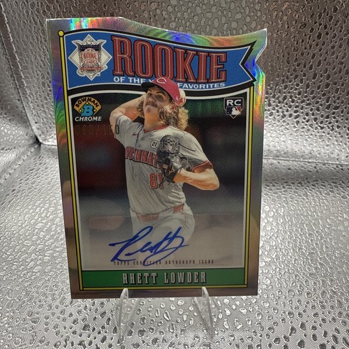 2025 Bowman Rhett Lowder Auto Refractor /150 Rookie Of The Year ...