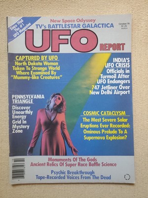 UFO Report Magazine Oct 1978 UFO's UAP Paranormal Phenomena | eBay