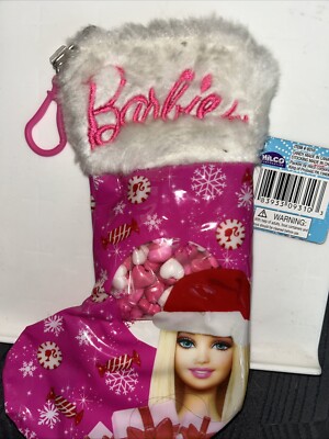 Barbie Christmas stocking With Candy And Clip NEW | eBay