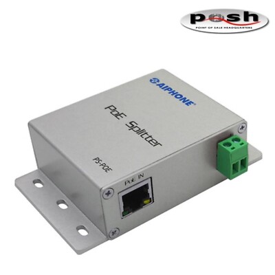 NEW - AIPHONE PS-POE - POE+ SPLITTER FOR IX SERIES, CAT-5E/6 TO 2-COND ...