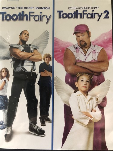 Tooth Fairy Double Feature 2 DVD Set Dwayne Johnson Larry the Cable Guy ...