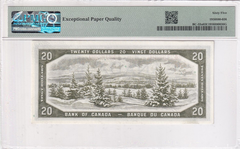 Canada, 20 Dollars, 1954, UNC, p70a, DEVIL'S FACE | eBay