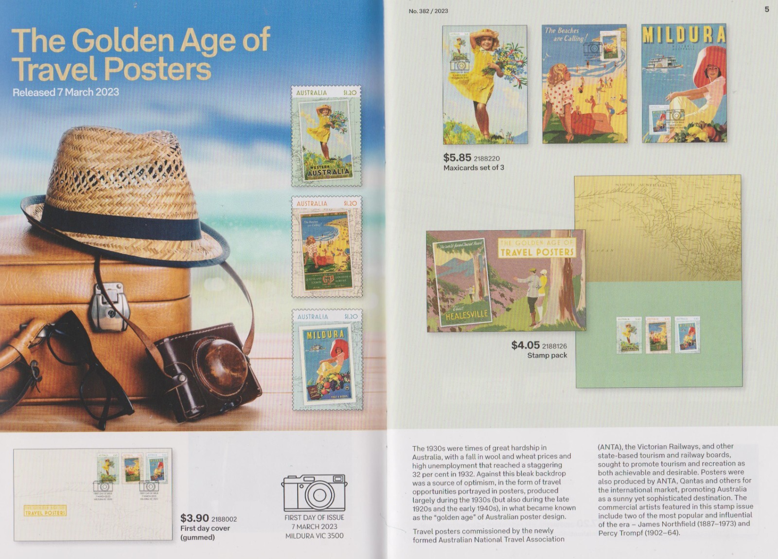 2023 AUSTRALIA STAMP BULLETIN No 382 (2023) | eBay