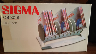 CD Rack Aufbewahrungsbox für 20 CD ROM Sigma CB 20 R | eBay.de