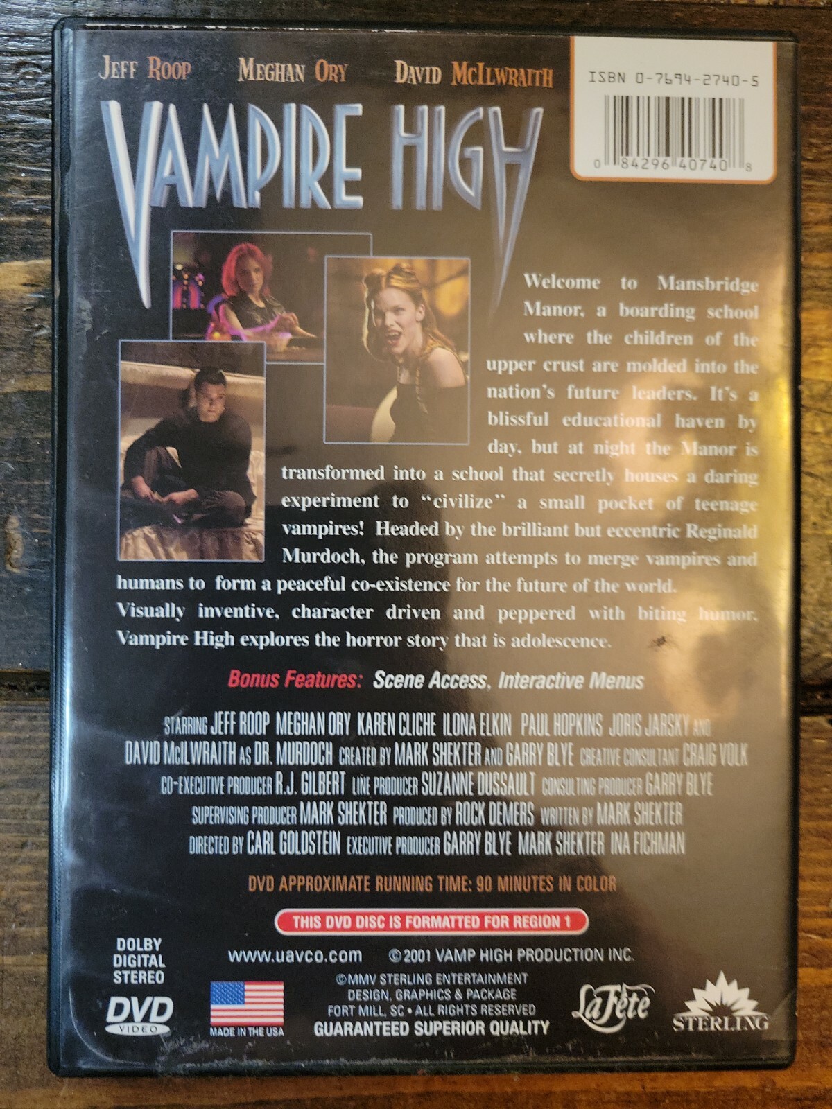 Vampire High DVD Jeff Roop Megan Ory RARE OOP | eBay