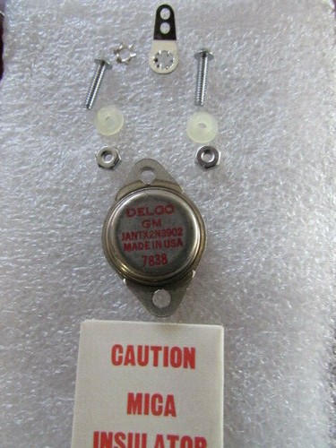 JANTX2N3902 DELCO GM Trans GP BJT NPN 400V 3.5A TO-3 (Mica Insulator ...