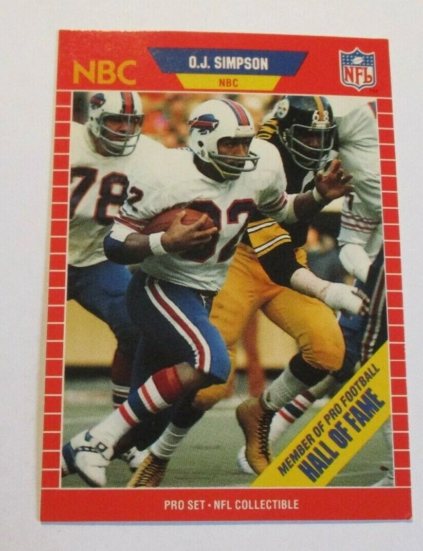 Oj Simpson Football Card