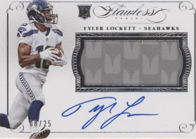 2015 Panini Flawless - Rookie Patches Autographs Tyler Lockett #RPA-TL ...