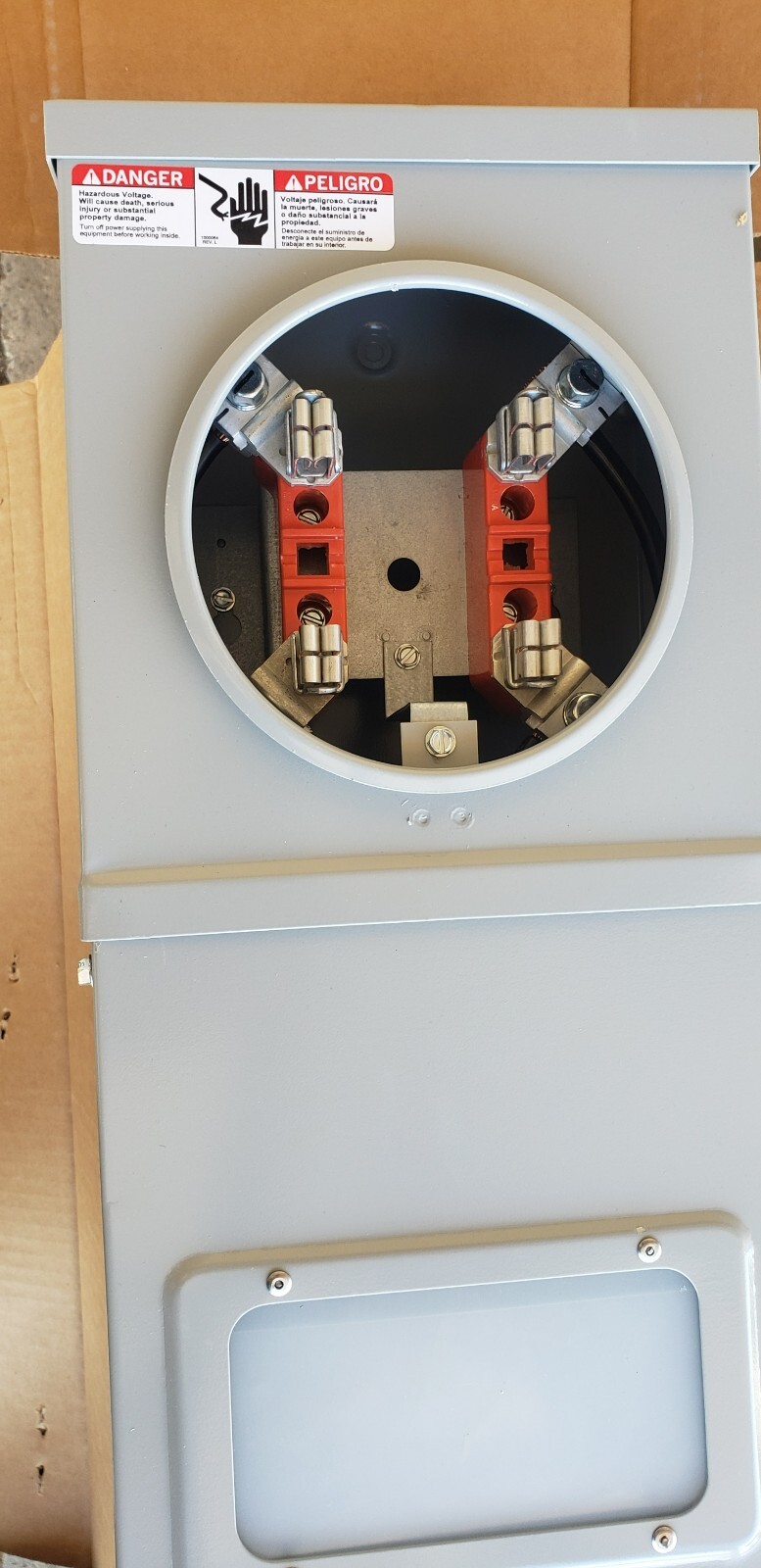 Milbank, RV-Pedestal 240/120v, 125-amp, U5300-O-75-LDP, w/nite light ...