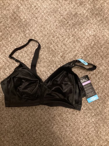 Bali Double Support Cool Comfort Wirefree Bra 3820 Black Size 34C | eBay