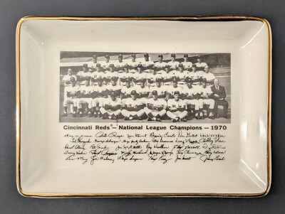 1970 Cincinnati Reds - National League Champions Candy Dish w/Original ...