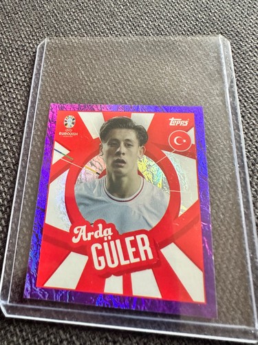 sticker topps arda guller purple foil | eBay