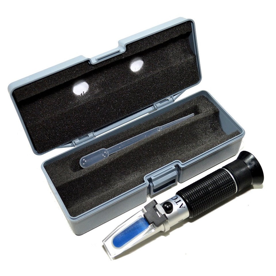 HQRP Sugar Refractometer Brix & Beer Sugar Wine Wort Tester SG 0-32% | eBay