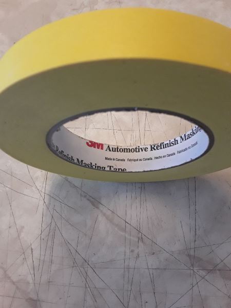 3M 6652 Automotive Refinish Masking Tape 3/4" 48 Pack Yellow | MMM ...