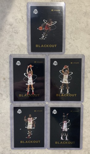 2023-24 ONIT Ohio State Buckeyes - BLACKOUT SP Insert set of 5 cards | eBay