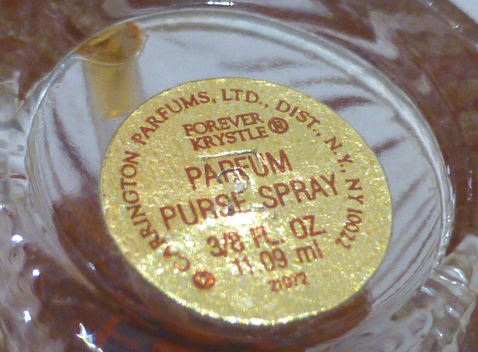 VTG 1980s Carrington FOREVER KRYSTLE Real Perfume 3/8 Oz 11m Purse ...