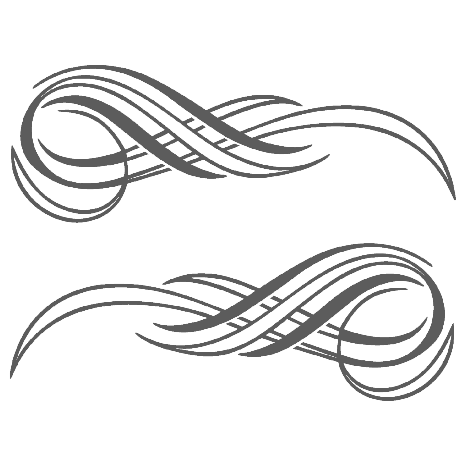 High-Quality Vinyl Pinstripe / Scroll Decal -Many Colors & Sizes- Free ...
