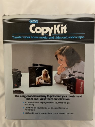 Sima Copy Kit Transfer Movies & Slides to Video CopyKit 8mm Super 8 ...