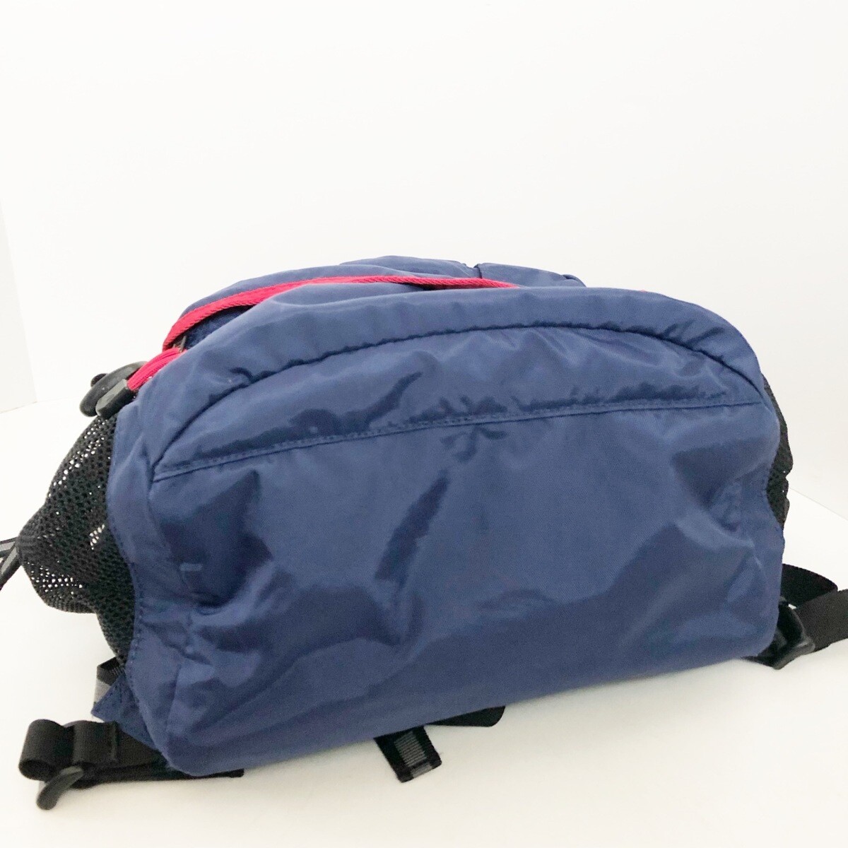 Auth MILLET - Navy Red Nylon Backpack | eBay