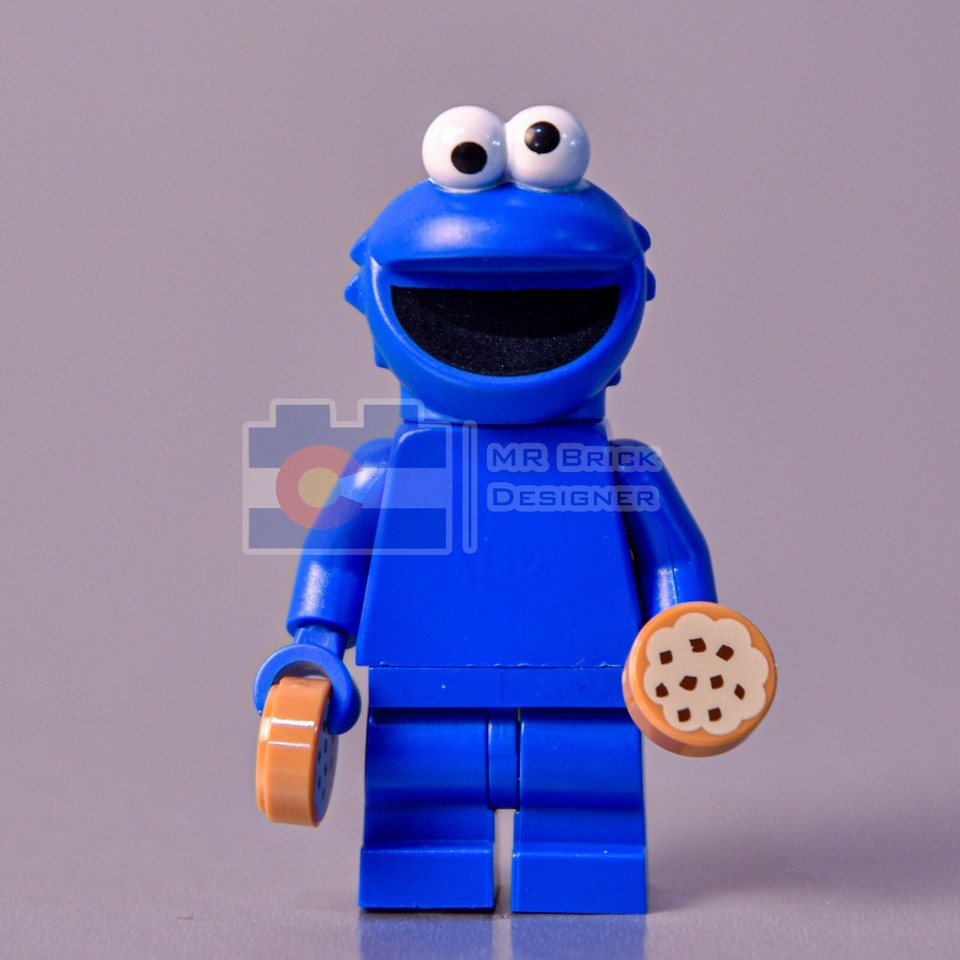 LEGO 123 Sesame Street Minifigures Elmo Cookie Oscar Ernie Bert Big ...