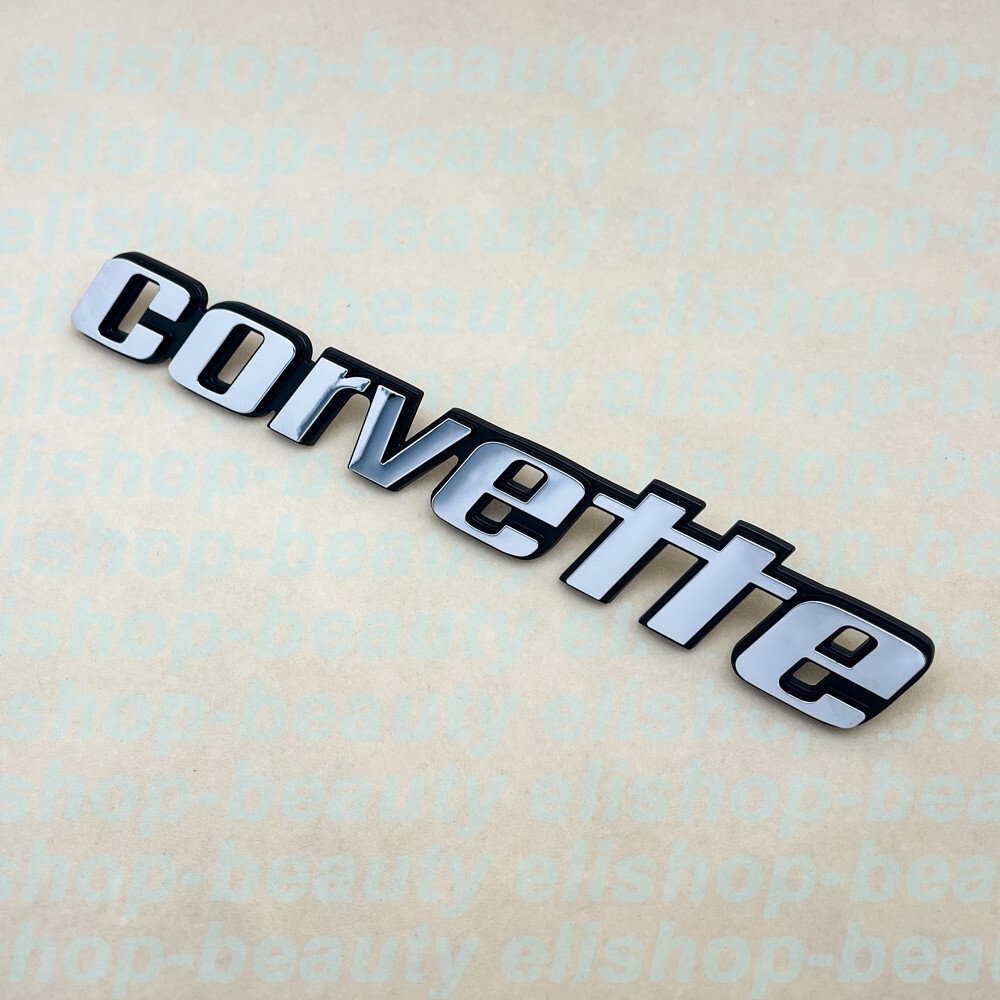 1 piece Corvette Rear Bumper Emblems For 1976 -1979 C3 Badges New | eBay