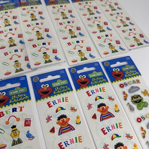 New Vintage x16 Packs Sandylion Sesame Street Stickers Scrapbooking ...