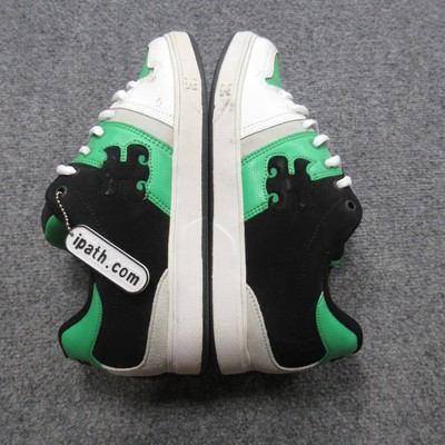 Vtg Ipath Shoes Mens Size 10 Green White Black Centennial Skate Leather ...