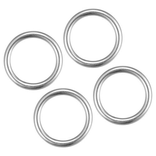 316 Stainless Steel O Rings (30x5mm) 4pcs, Welded Round Ring | eBay