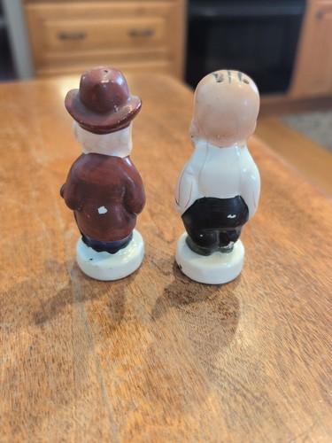 VINTAGE SILENT SAM ADAMSON AND SIDEKICK SALT & PEPPER SHAKERS - JAPAN ...