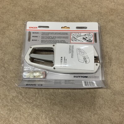 Singer B110X-CS Button Magic Handheld Portable Sewing Machine 2 & 4 ...